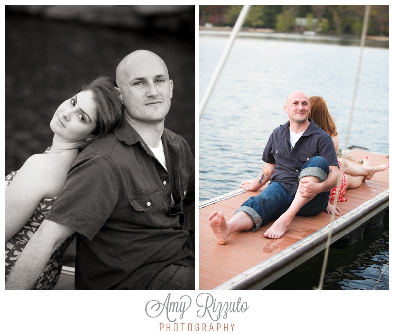 GREEN POND ENGAGEMENT : KRISTEN + BRYAN - Amy Rizzuto Photography