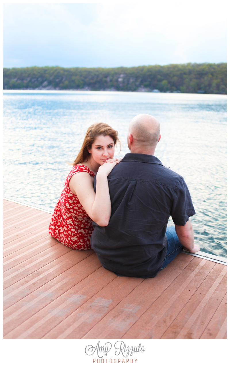 GREEN POND ENGAGEMENT : KRISTEN + BRYAN - Amy Rizzuto Photography